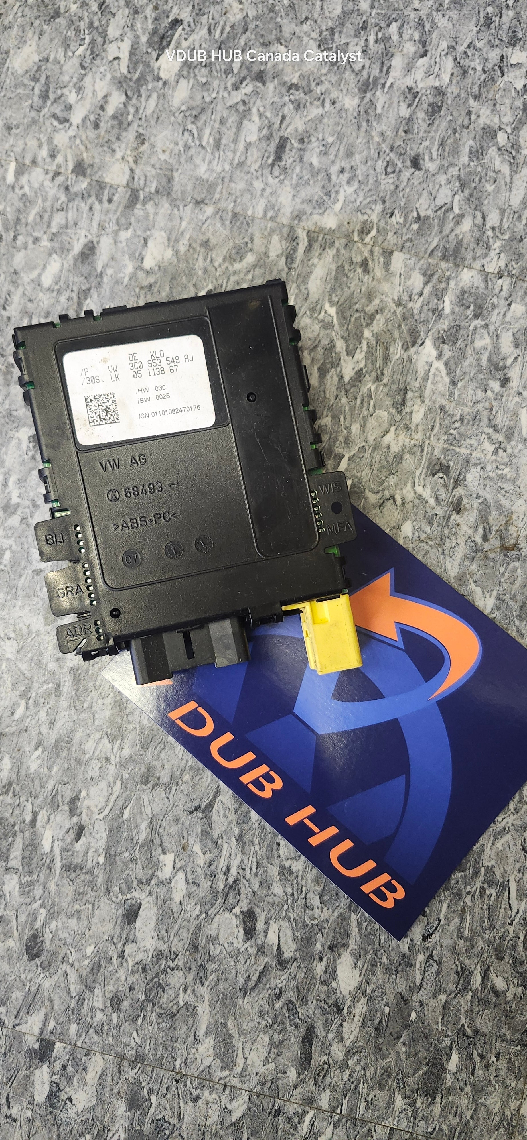 B7 Steering Control Module 3C0953549AJ – V DUB HUB