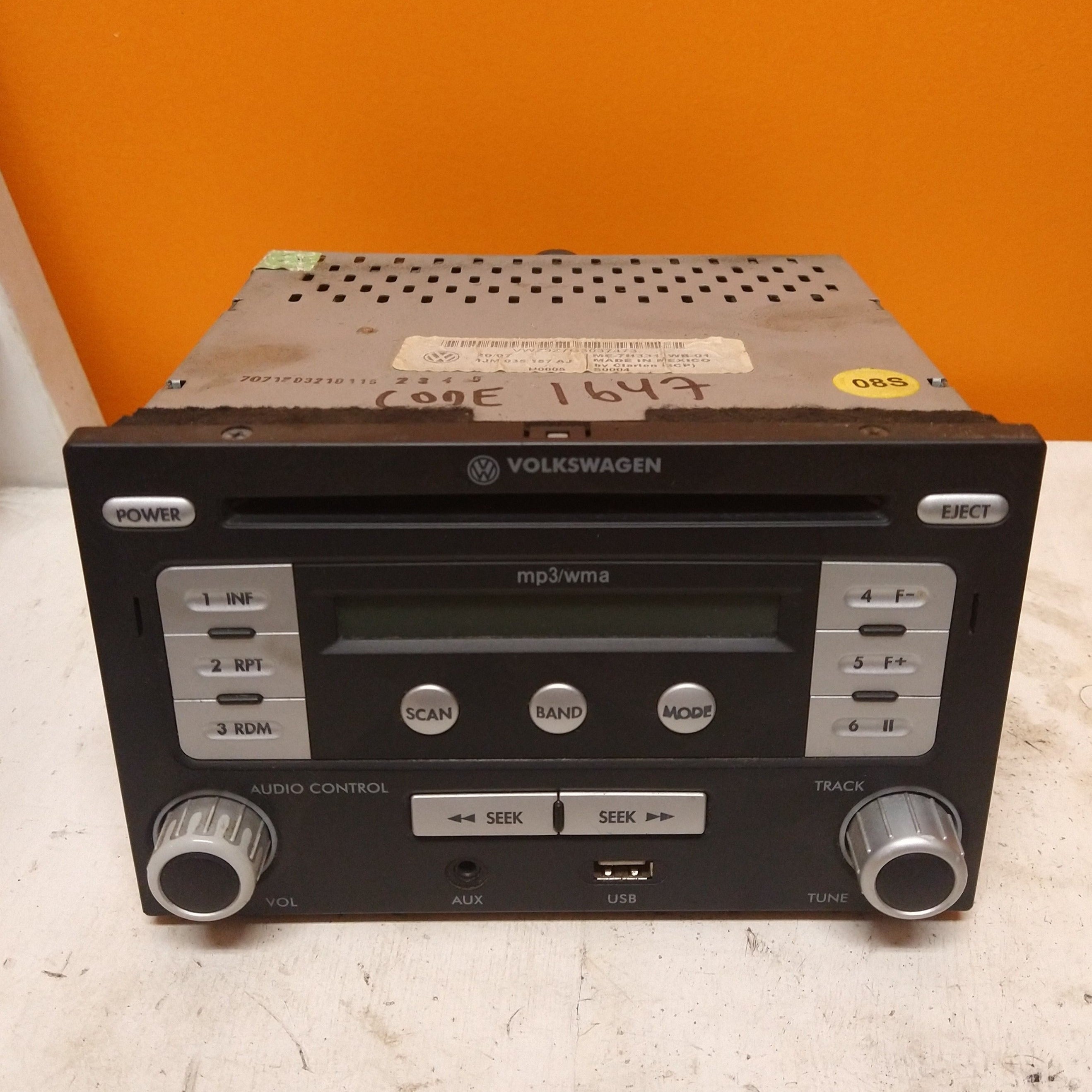 MK4 City RADIO with code – V DUB HUB