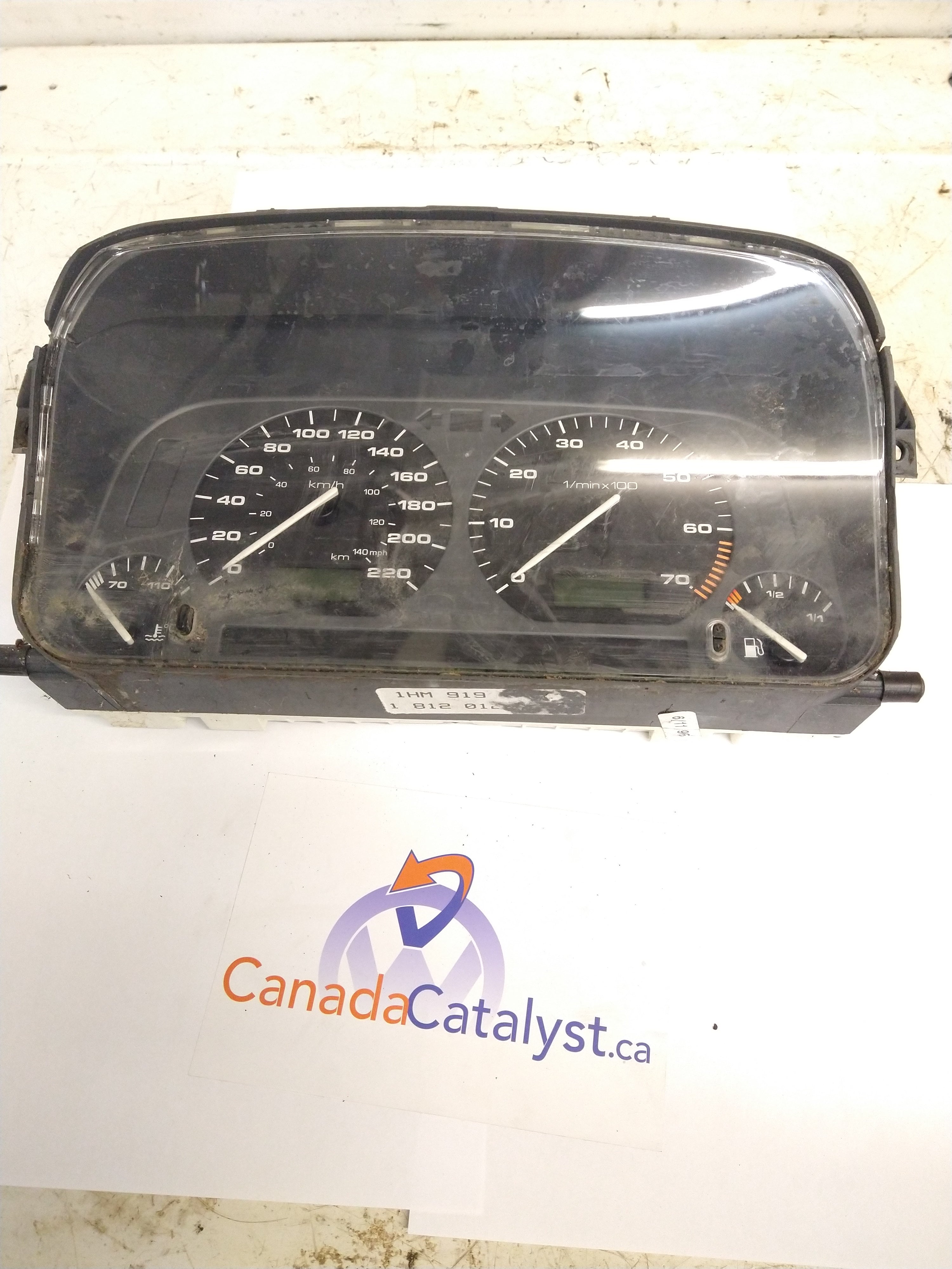 MK3 Gas Manual Instrument CLUSTER – V DUB HUB