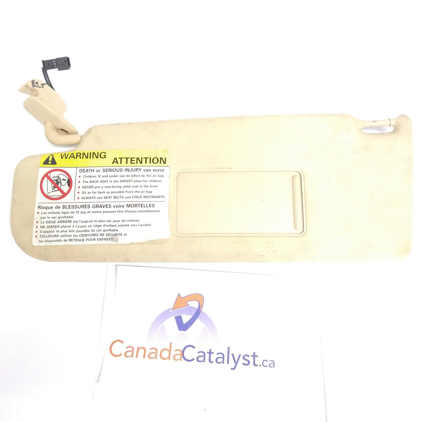 B5.5 Driver Tan Sun Visor – V DUB HUB