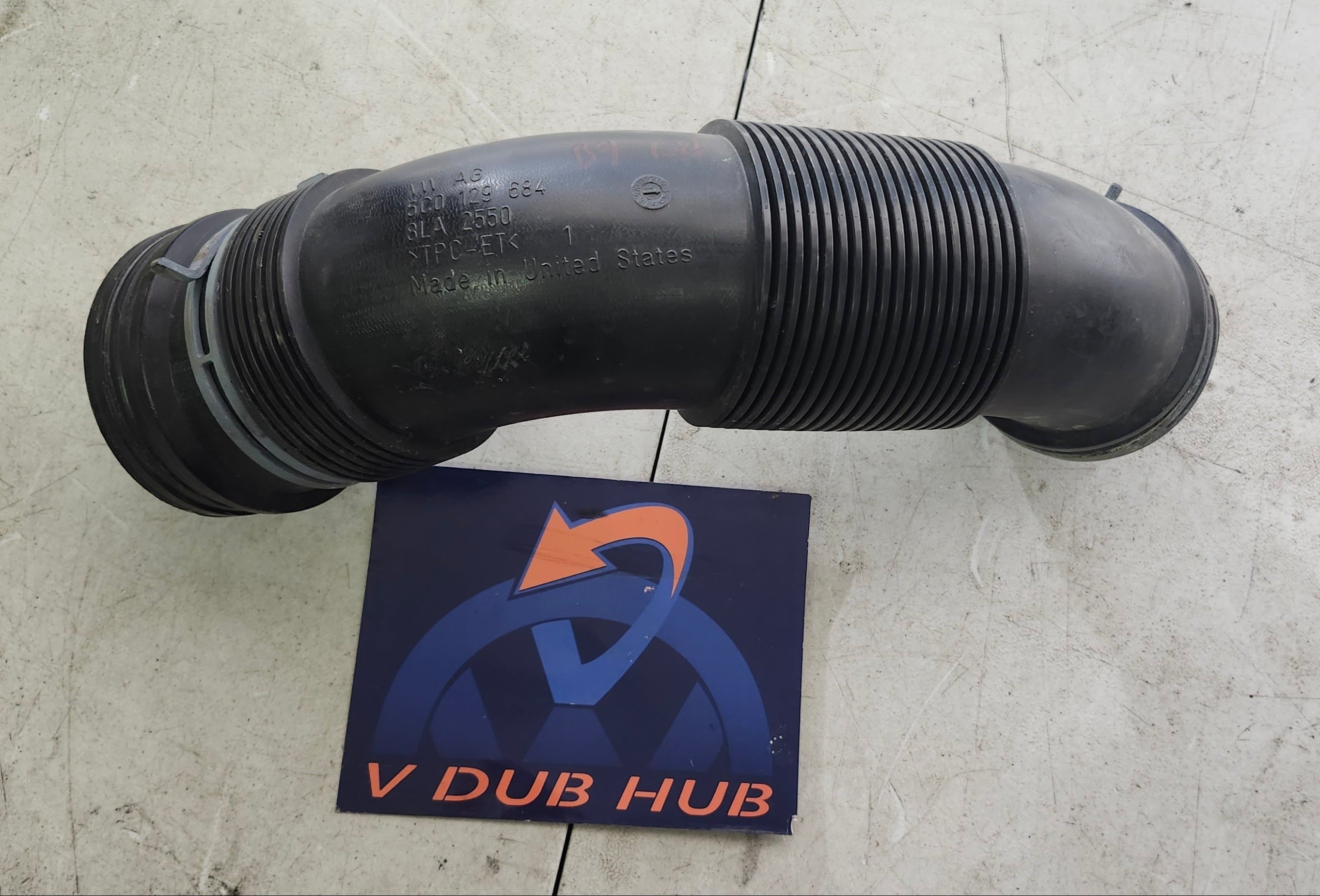 B7 MK7 Engine Air Intake Duct 5C0129684 – V DUB HUB