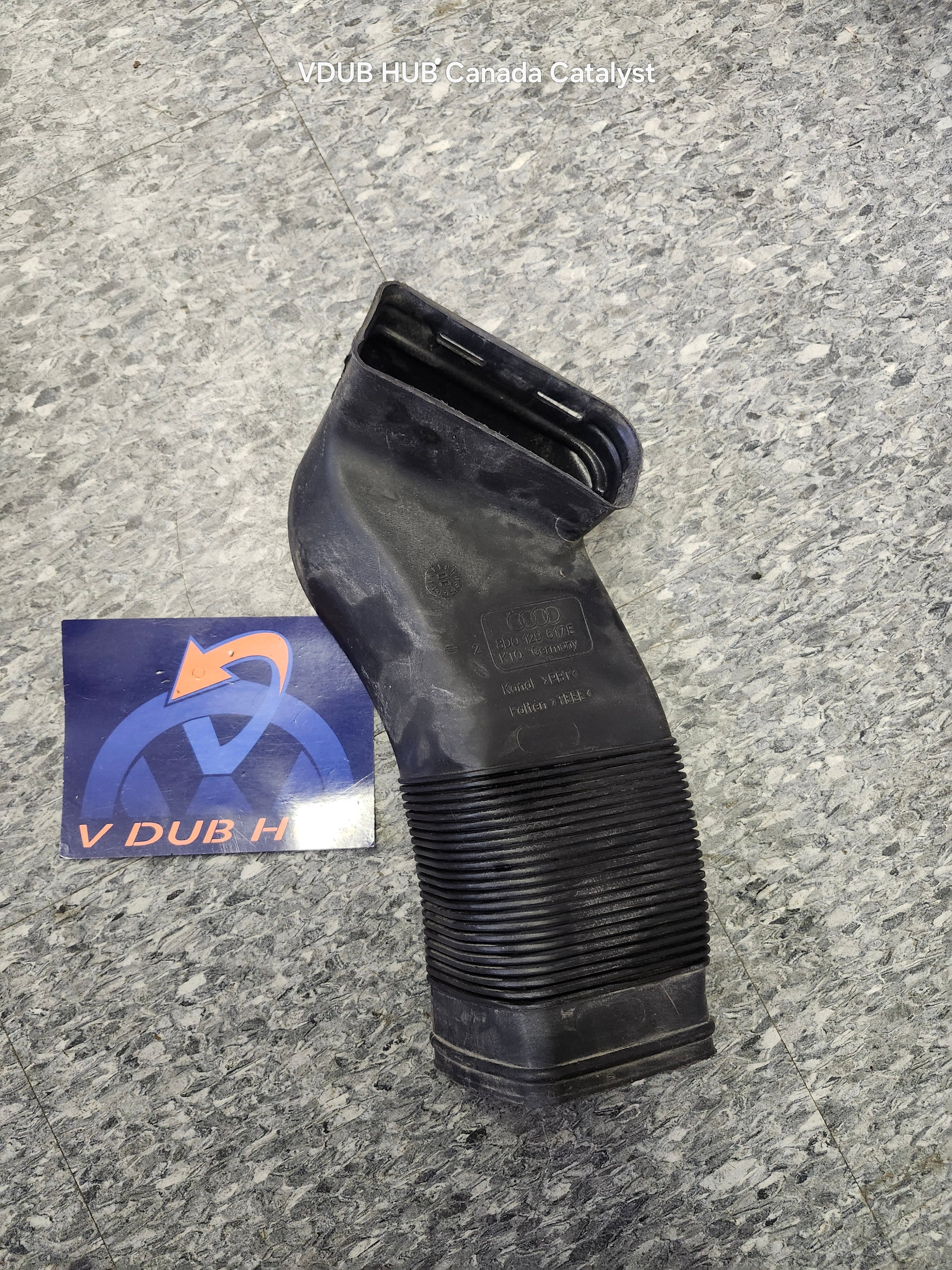 B5 air intake duct 8D0129617E – V DUB HUB