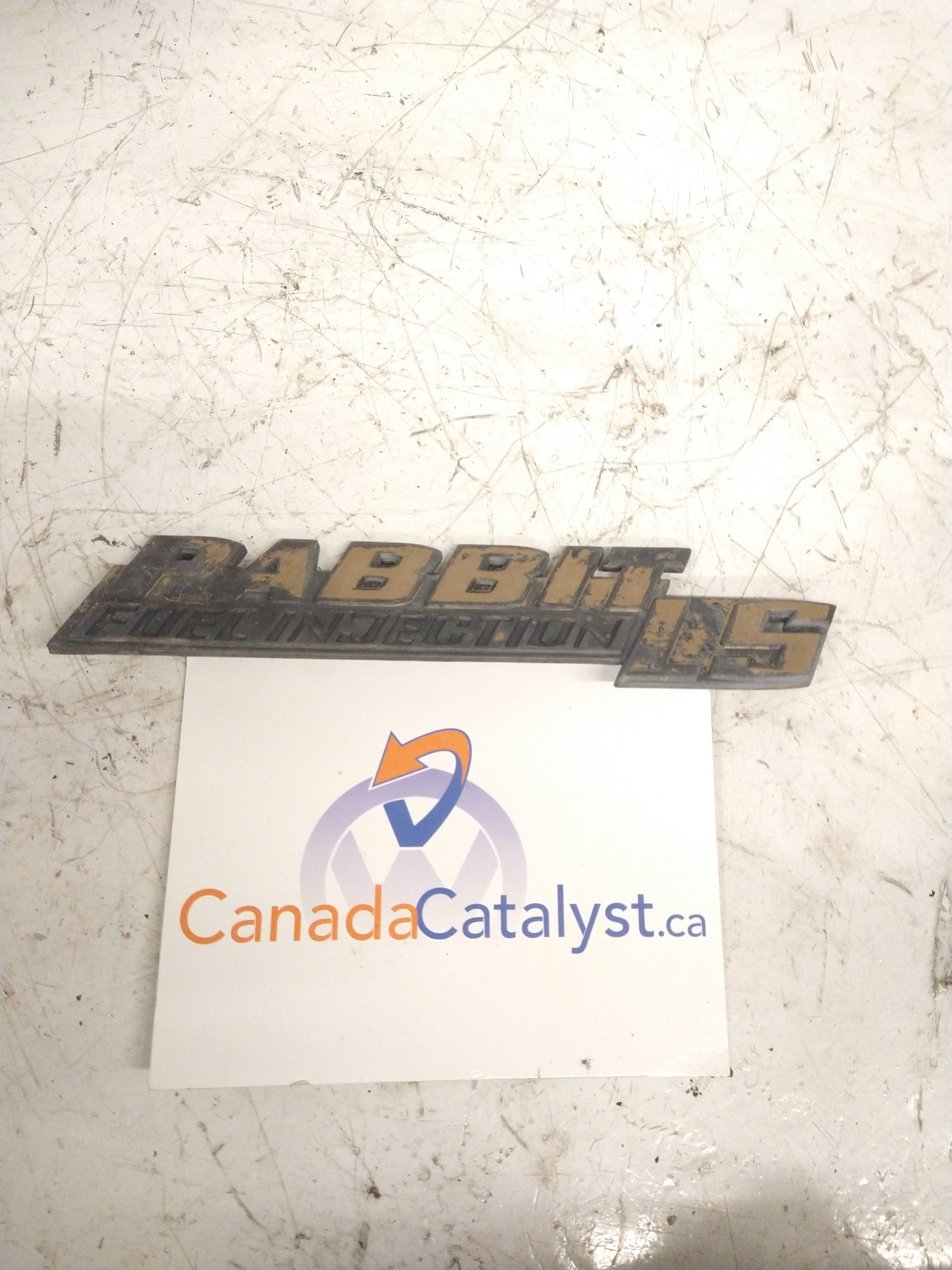 MK1 Rabbit Faded EMBLEM 175853687L – V DUB HUB