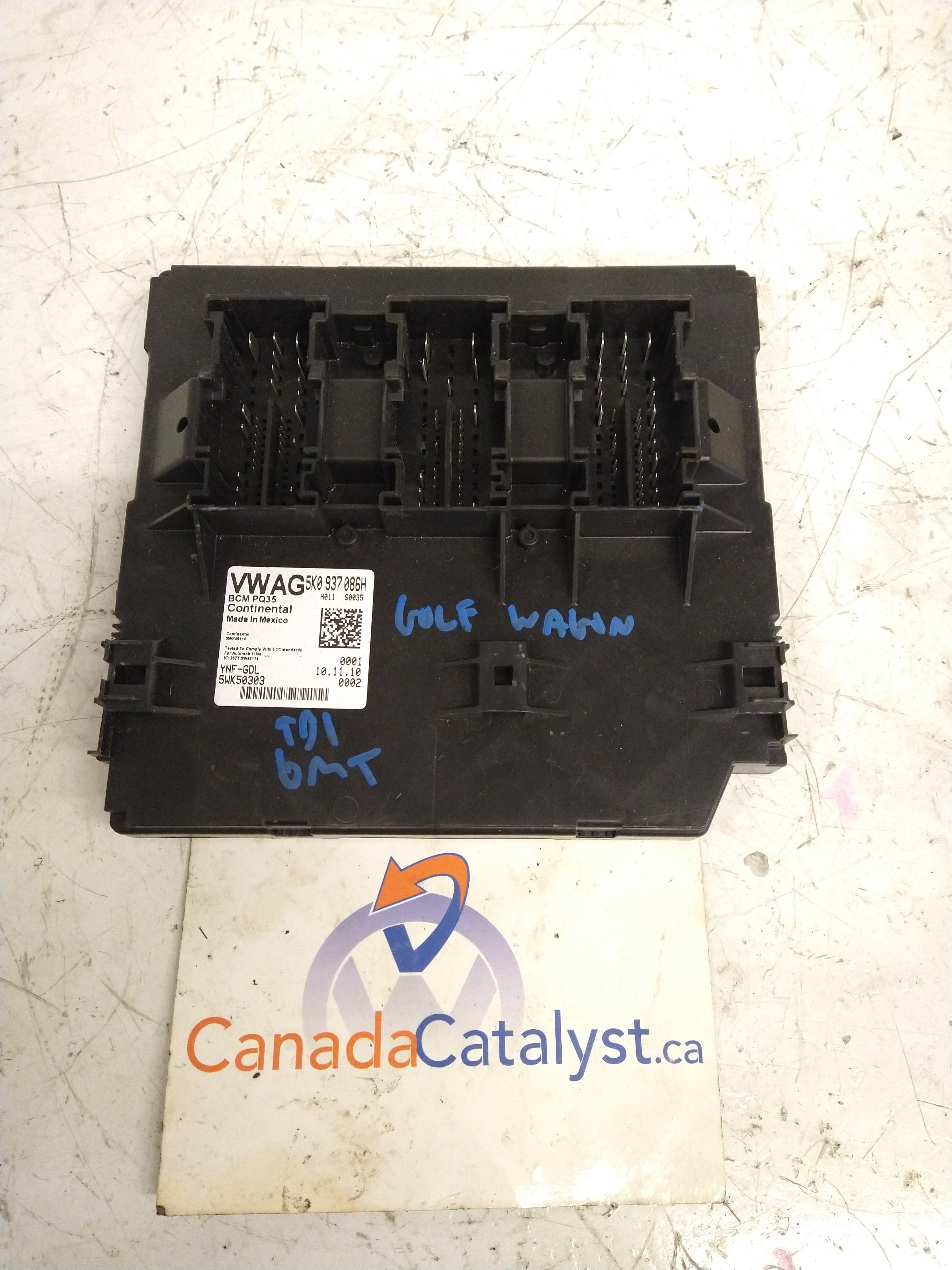 MK6 Golf Wagon Body Control MODULE 5K0937086H – V DUB HUB